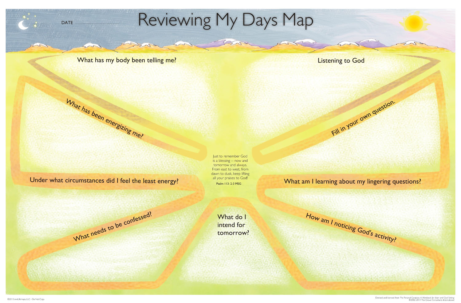 Reviewing My Days Map – One Life Maps